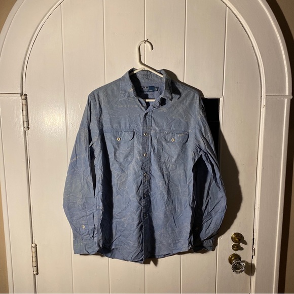 Polo Ralph Lauren | Shirts | Trendy Blue Vintage Polo Ralph Lauren ...